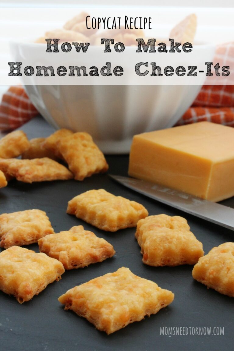 Recipe for Homemade Cheez Its! | Moms Need To Know