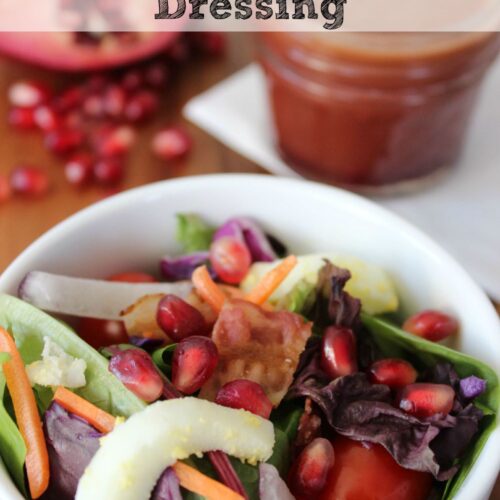 Easy Pomegranate Balsamic Vinaigrette Salad Dressing Moms Need To Know