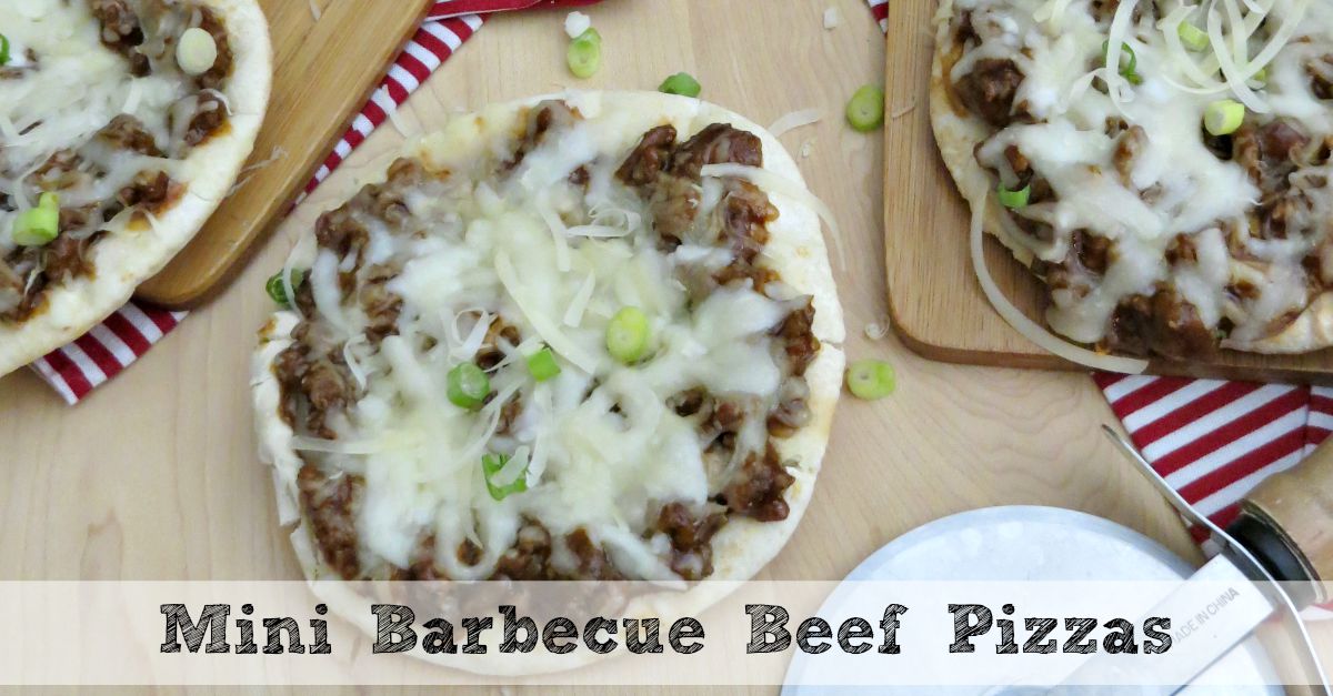 Mini Beef Barbecue Pizzas | Fun To Make With The Kids!