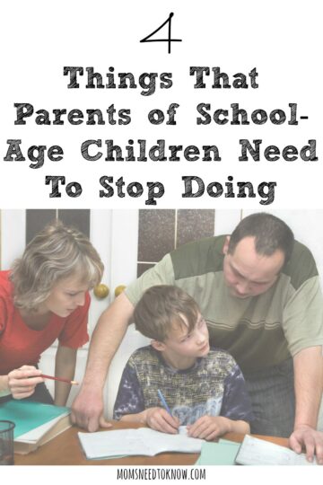 4 Things That Parents Of School-Age Children Need To Stop Doing | Moms ...