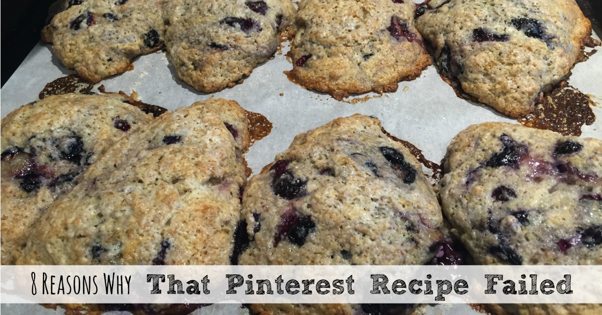 8 Reasons Why That Pinterest Recipe Failed | Moms Need To Know
