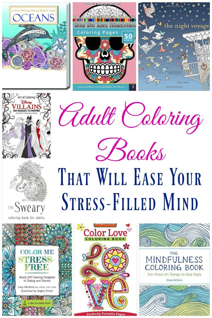 10 Adult Coloring Books That Will Ease Your Stress-Filled Mind | Moms ...