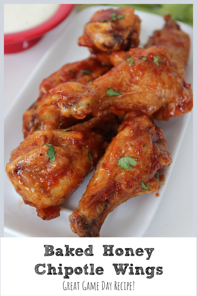 Baked Honey Chipotle Chicken Wings In the Oven