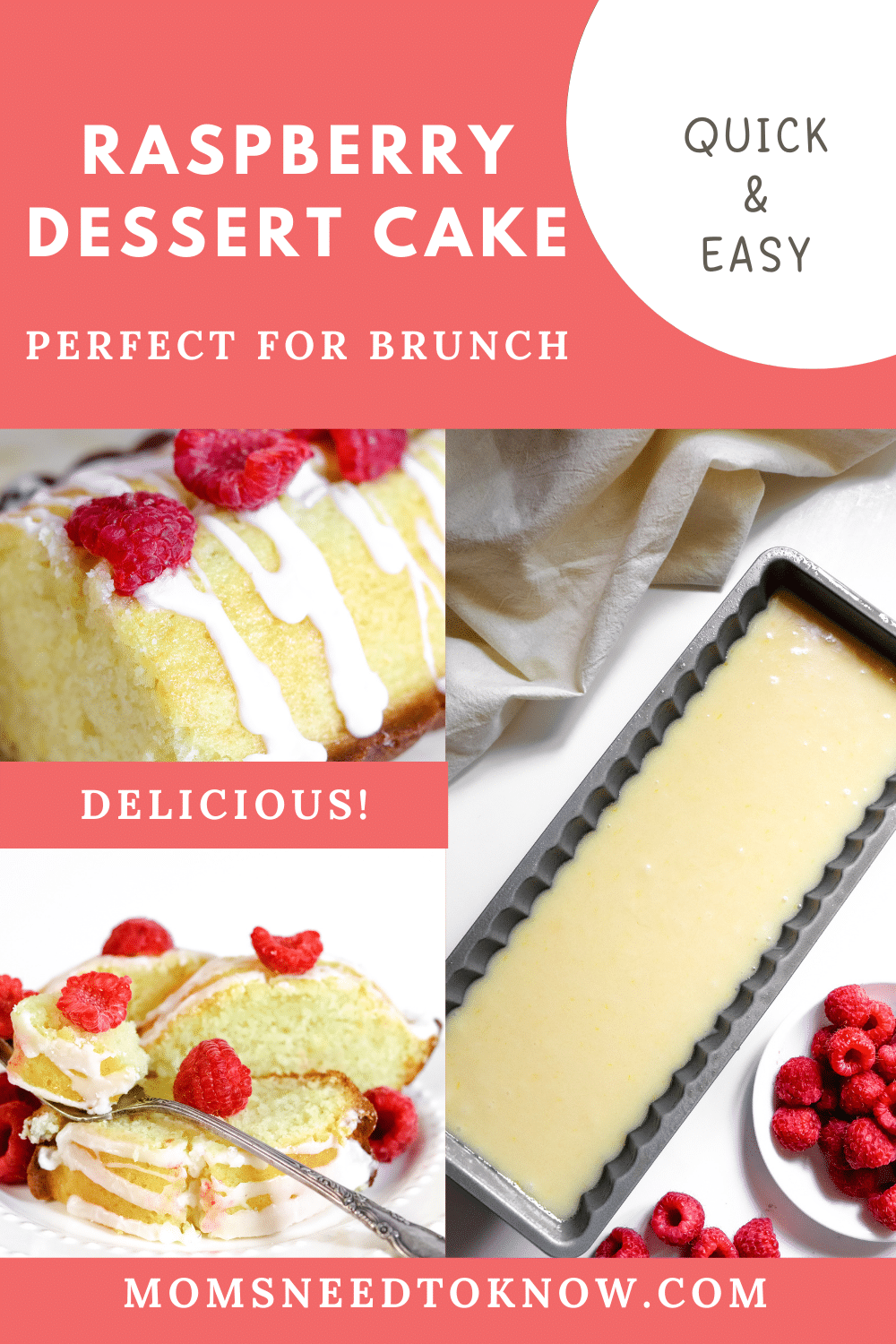 Easy Raspberry Breakfast Cake Recipe | Moms Need To Know