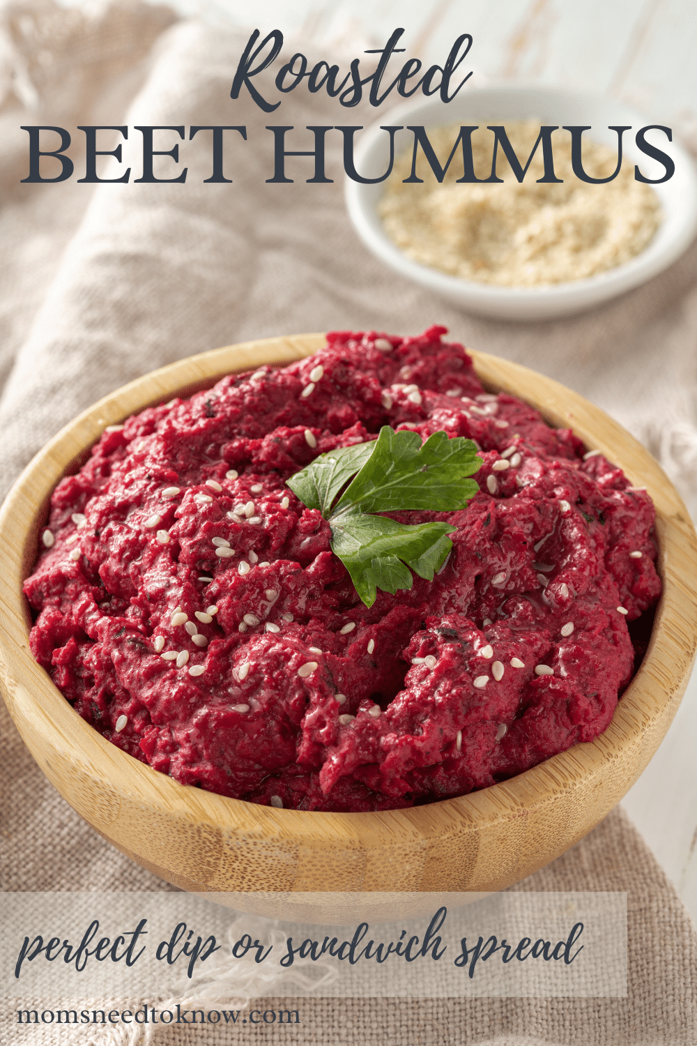 Roasted Beet Hummus Recipe | Moms Need To Know