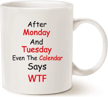 These Coffee Mugs Help You Forget It's Monday! #2 Is My Favorite!