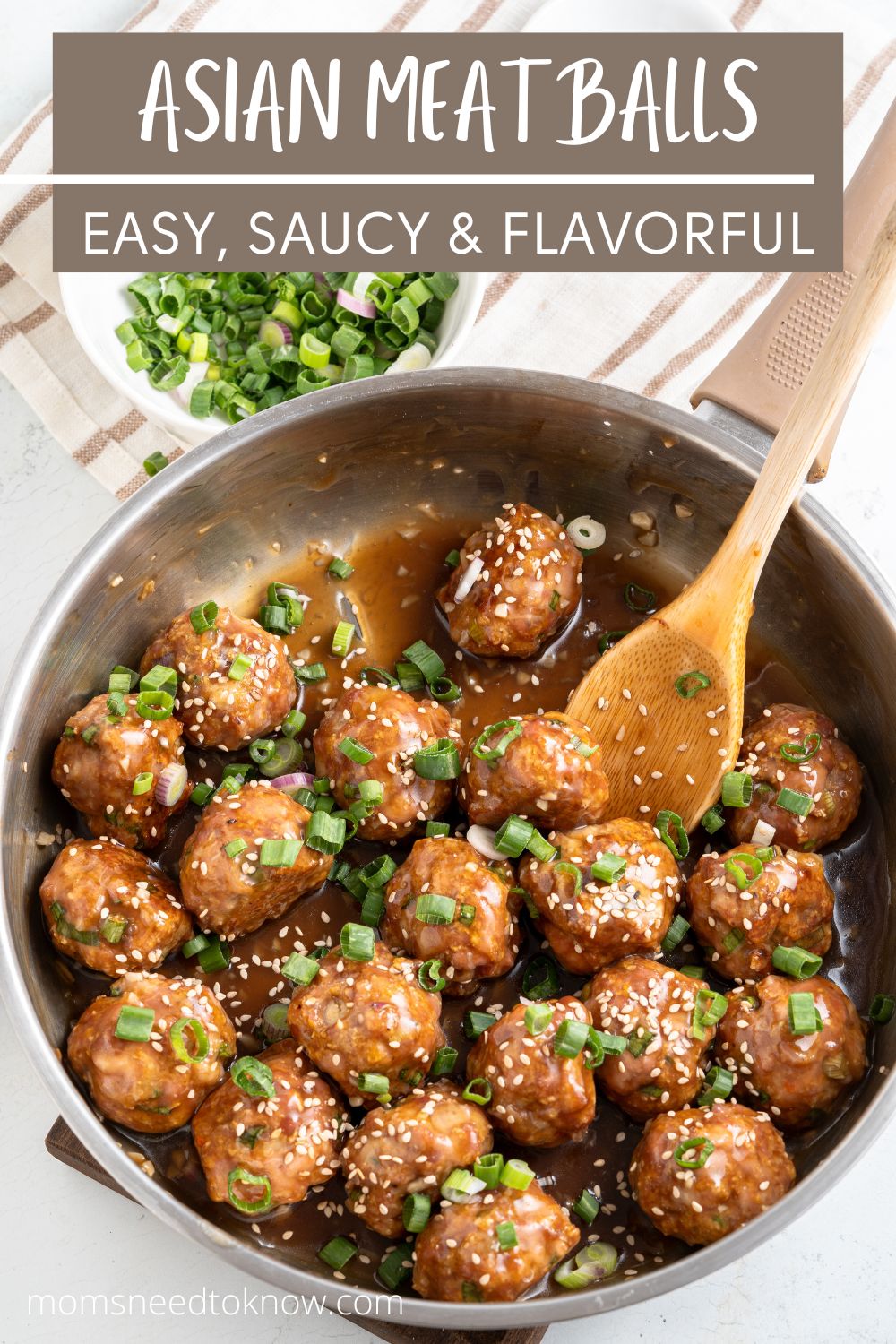 Easy Asian Meatballs with Sauce | Moms Need To Know
